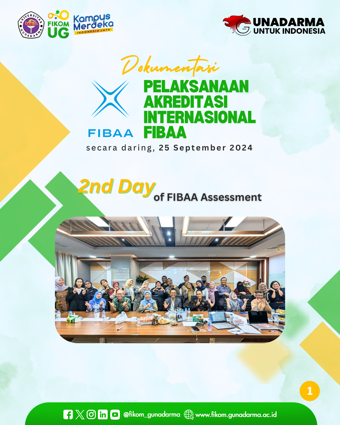 DAY TWO OF FIBAA INTERNATIONAL ACCREDITATION – Ilmu Komunikasi