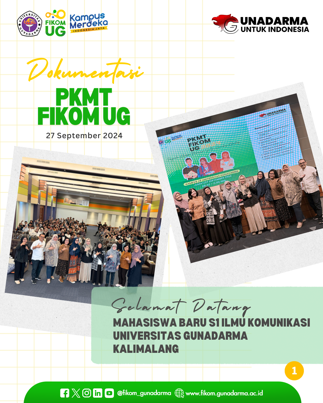 PENGENALAN KEHIDUPAN MAHASISWA KALIMALANG FIKOM UG 2024 – Ilmu Komunikasi