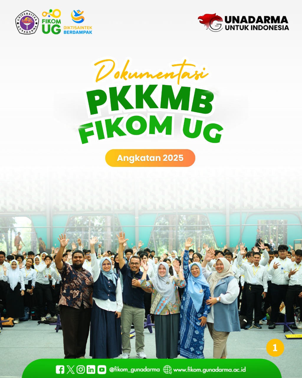 PKKMB FIKOM UG 2025: MENYAMBUT PERJALANAN BARU FIKOMERS – Ilmu Komunikasi